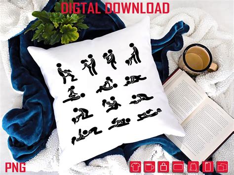 Sexual Positions Digital Vector Image Design Clip Art Etsy