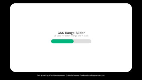 09 Range Sliders Using Html Css And Javascript Jquery Coding