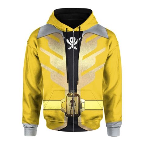 Hot Power Rangers Super Megaforce Yellow Ranger Cosplay All Over