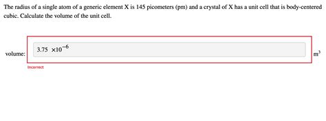 [solved] the radius of a single atom of a generic element
