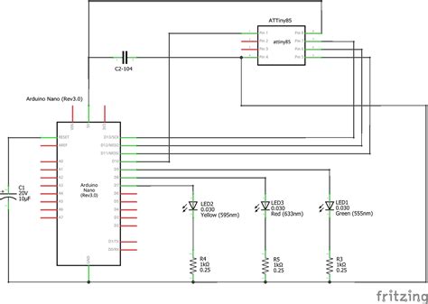 How To Connect Attiny85 For In System Programming Isp While Already