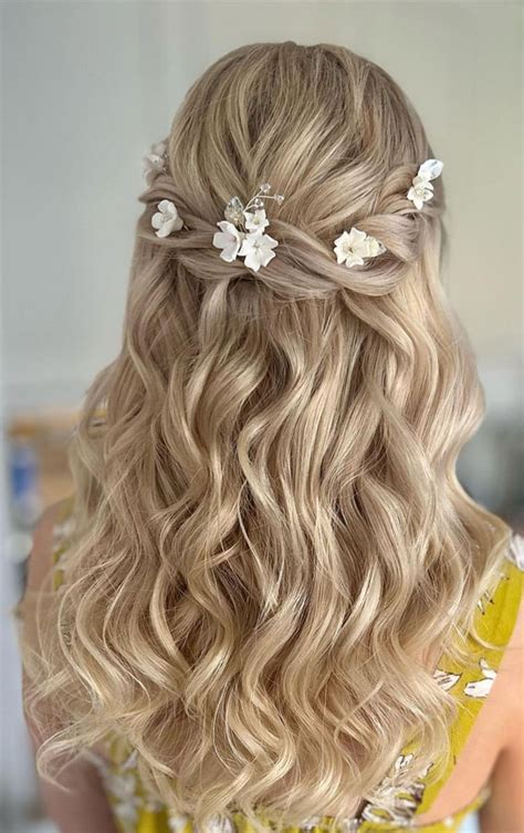 45 Half Up Half Down Prom Hairstyles Stacked Dutch Braid With Soft Waves