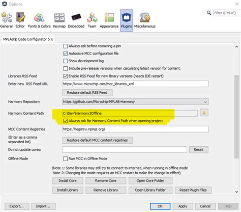 Mplab X Ide And Mplab Code Configurator Usage In Restricted