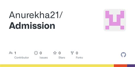 Github Anurekha21admission