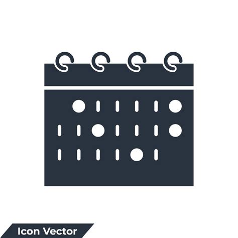 Calendar Icon Logo Vector Illustration Calendar Symbol Template For