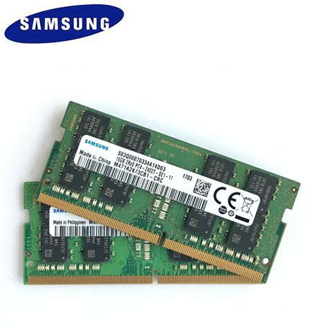 삼성 노트북용 Ddr4 16gb 2rx8 Pc4 2400t Dimm 메모리 16g Ddr4 2400mhz Ram Aliexpress