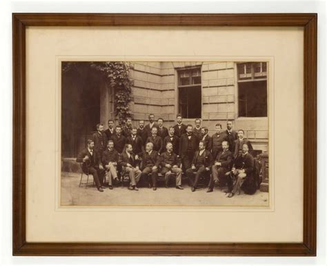 Max Kassowitz Im Kreise Seiner Mitarbeiter Anlässlich Seines 50