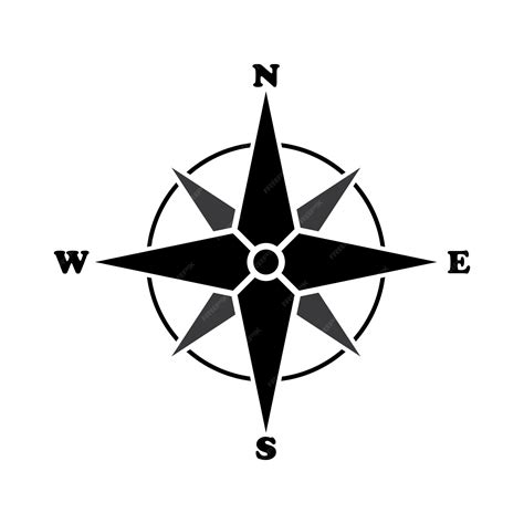 Premium Vector Compass Icon