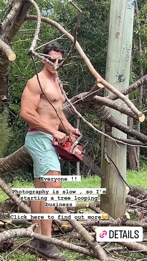 Auscaps Mitchell Burns Shirtless On Instagram