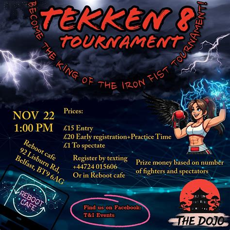 Tekken 8 Tournament At Reboot Gaming Cafe Belfast On 22nd November 2025