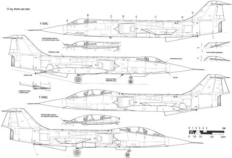 Lockheed F 104 Starfighter Blueprint Download Free Blueprint For 3d