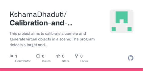 GitHub KshamaDhaduti Calibration And Augmented Reality This Project Aims To Calibrate A
