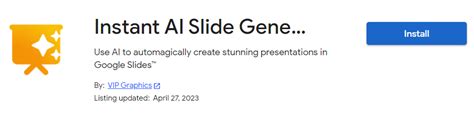How To Google Slides AI Extension VIP Graphics