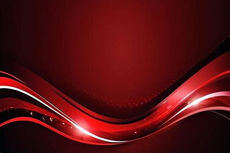 Premium Photo Abstract Technology Geometric Red Color Shiny Motion Background Template With