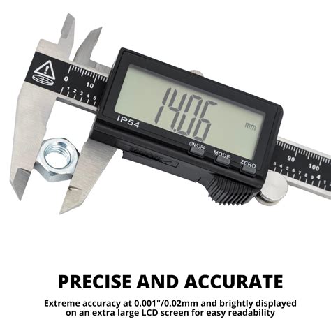 01401a 6 Inch Electronic Digital Caliper Stainless