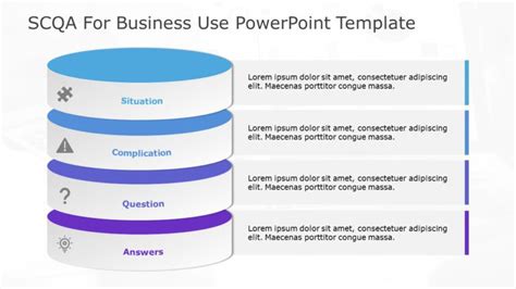 Gray And Green SCQA Framework For Business Analysis Slide Template