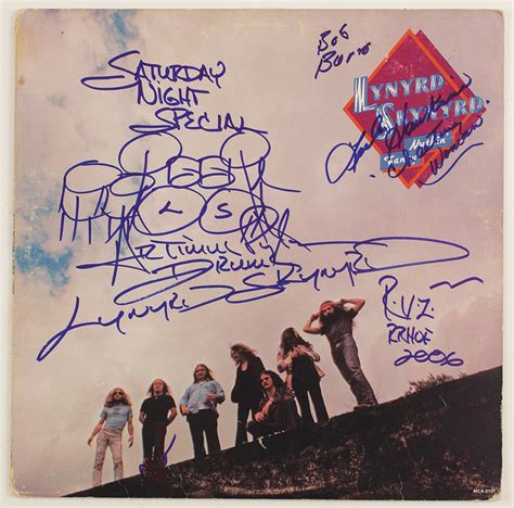 Lot Detail Lynyrd Skynyrd Signed Nuthin Fancy Album