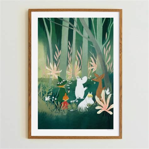 Moomin In The Forest Poster — Made Of Sundays