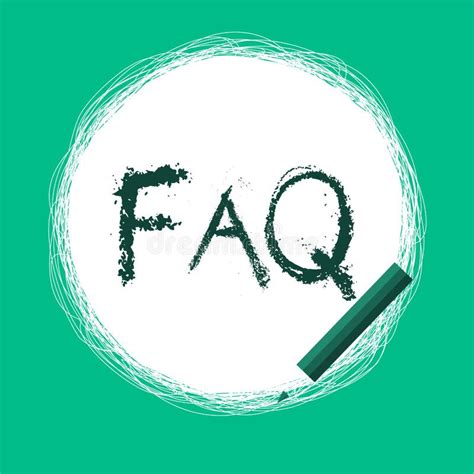 Word Writing Text Faq Business Concept For A List Of Questions And