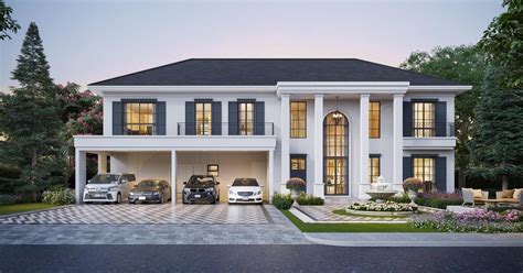 เศรษฐสิริ ดอนเมือง บ้านเดี่ยว 2 ชั้นสไตล์ Georgian บนถนนเชิดวุฒากาศ 950 เมตรถึงสถานีรถไฟฟ้าดอน