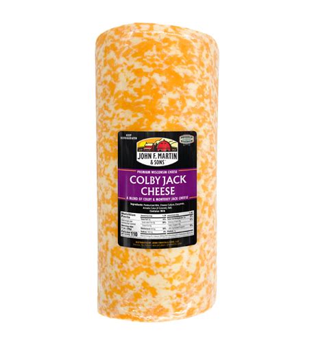 Marble Colby Jack Longhorn Cheese John F Martin And Sons