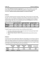 Practice Problems Pdf OPRE Practice Problems Note This Is NOT The Homework Assignment