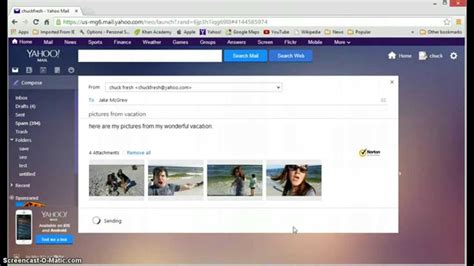 How Attach A File With Yahoo Mail YouTube