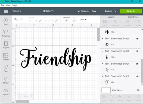 How To Connect Letters In Cricut Envato Tuts