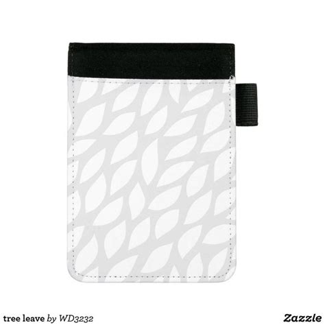 Tree Leave Mini Padfolio Mini Notepad Padfolio Mini Notebooks