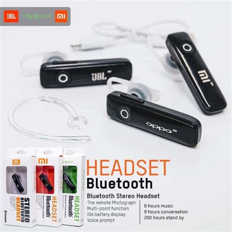 Jual Hf Headset [ Headset Bluetooth Brand Single ] Plus Sambungan