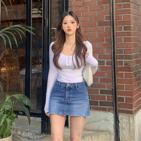 무배🚀 골반여신💖쫀쫀스판 단추포인트 스판 골지 쓰리 버튼 슬림 둥근 밑단 긴팔 티셔츠 이너 레이어드 크롭 니트 티 단추 쫄티 언발 4color