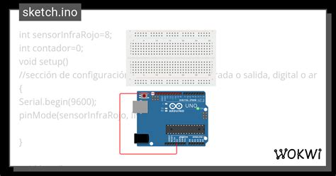 Sensor Infrarrojo 02 Contador Wokwi Esp32 Stm32 Arduino Simulator