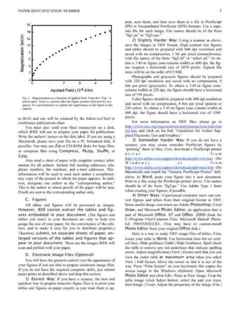 IEEE Guidelines Template For Transactions And Journals