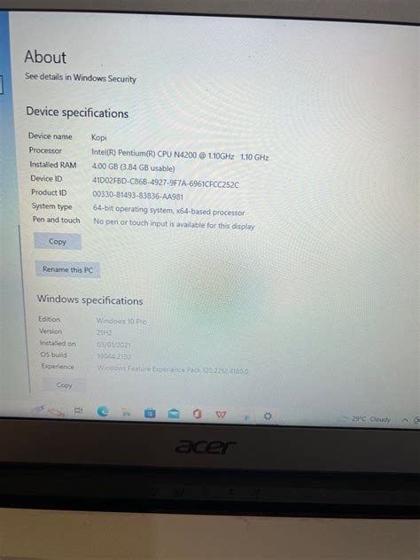 Acer Swift 1 Computers Tech Laptops Notebooks On Carousell