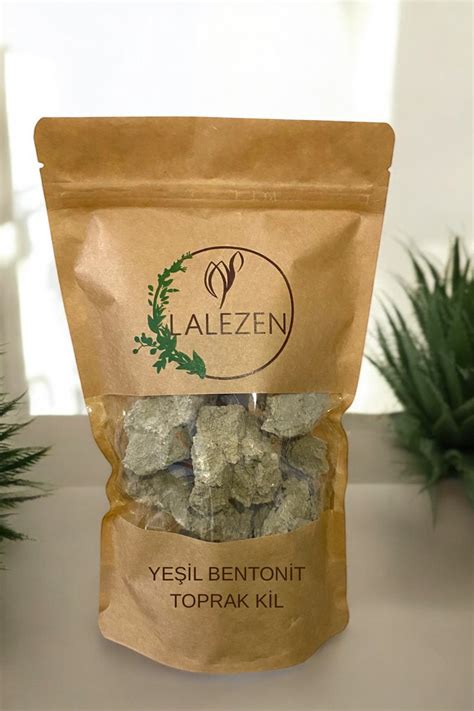 Lalezen Yenilebilir Bentonit Toprak Kil Yeşil Taş Kil Bentonite Stone Clay 500 Gr Fiyatı