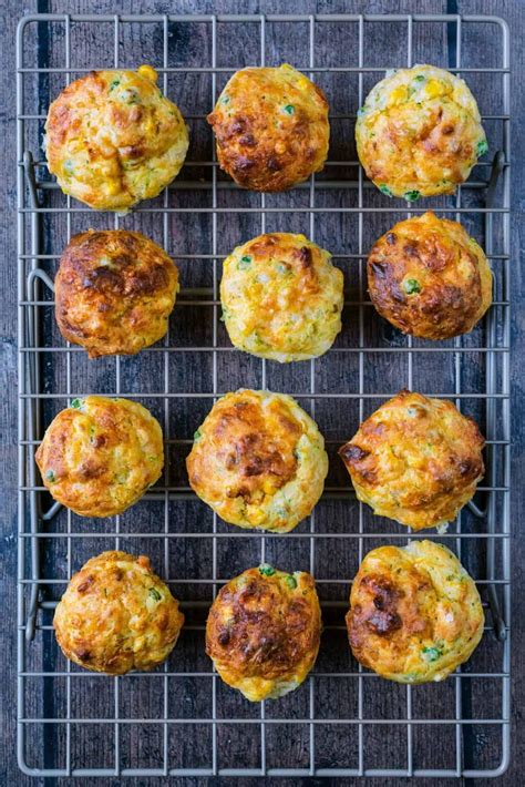Savoury Muffins With Cheese And Vegetables Hungry Healthy Happy