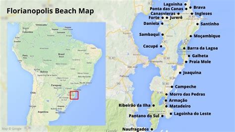 Florianopolis Beach Map Famous Beaches Beautiful Beaches Places Ive Been Rio Island Explore