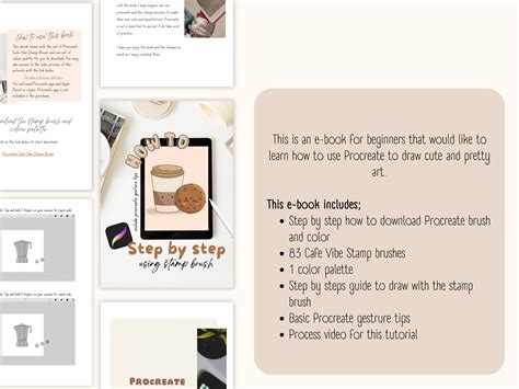 Learn To Draw With Procreate Step By Step Guide E Book Procreate Stamps