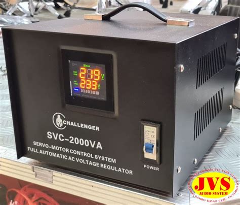 Challenger SVC 2000VA Servo Motor AVR With Digital Display Lazada PH
