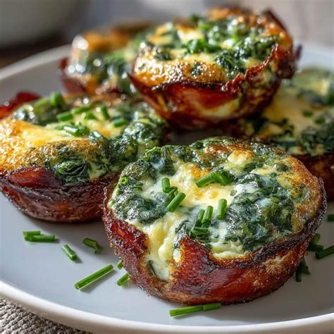 Savory Green Eggs With Ham Cups