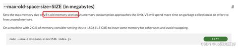 Nodejs V8引擎内存和垃圾回收器 Max Old Space Size Csdn博客