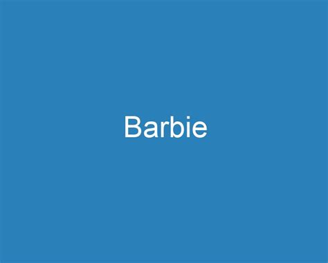 20 Best Barbie [2023] Curee