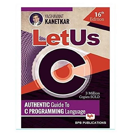 Let Us C 16th Edition By Yashavant Kanetkar English Paperback