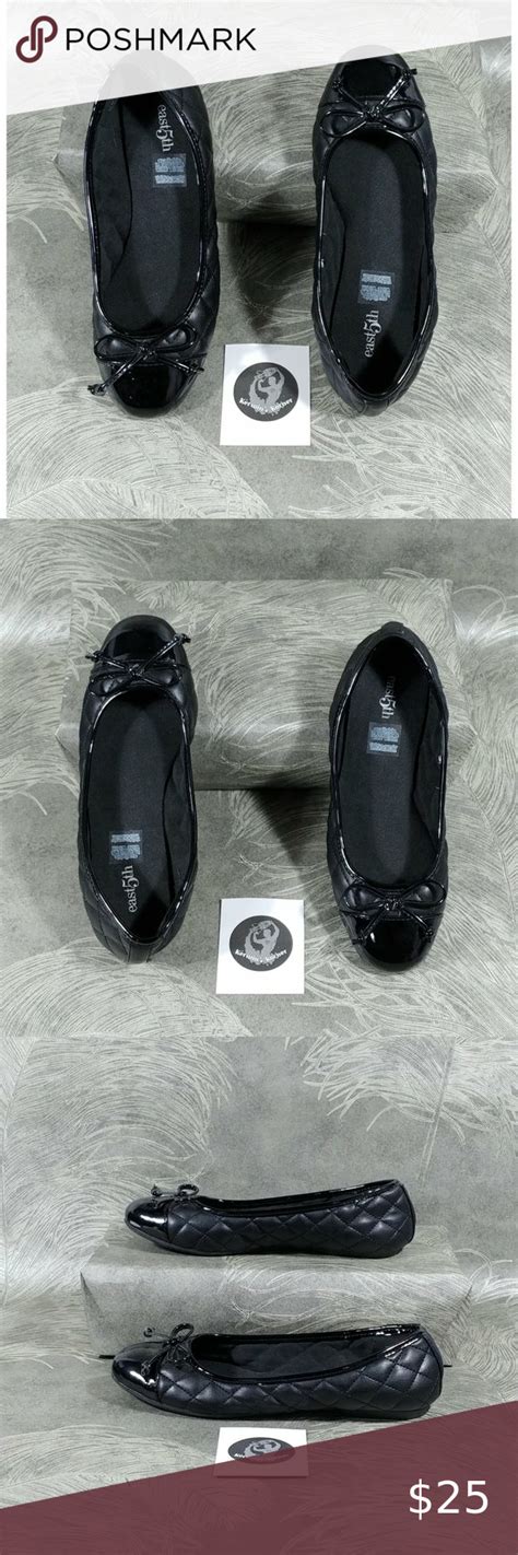 Stylish Black Ballet Flats Size 5