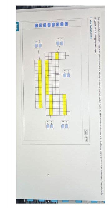 answered for each set of elements represented in this periodic table