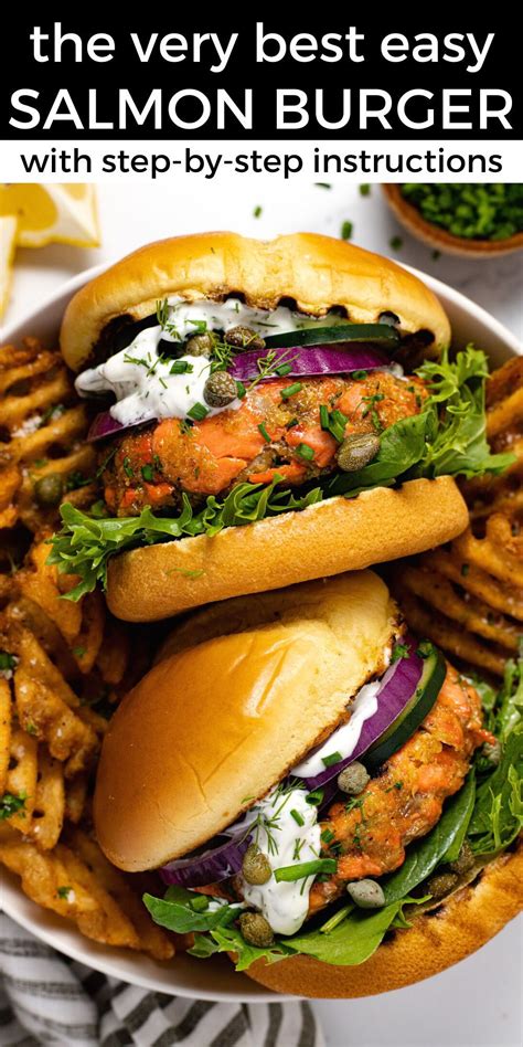 Quick And Easy Salmon Burger Recipe Recipe Salmon Burger Recipe