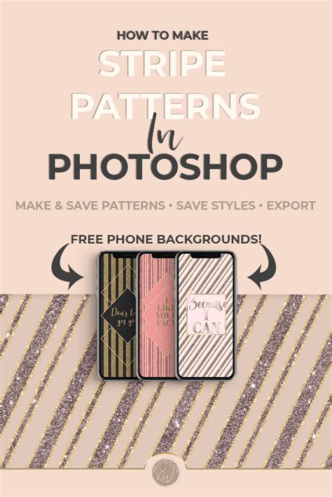 Easy Stripe Pattern Photoshop Tutorial Prettywebz Media Business