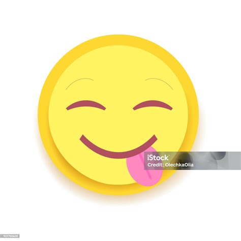 Emodji Simgesi Sohbet Mesajlar Web Güçlü Duygu İzole Vektör Çizim Stok