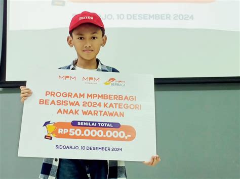 Santri Putra Purwancara, Pelajar Berprestasi MINU Tratee Putera Gresik Raih Beasiswa MPM Honda ...