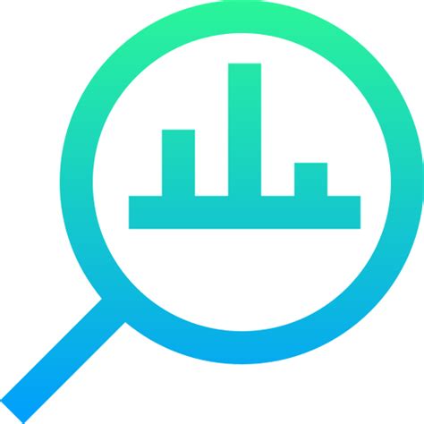Analytics Super Basic Straight Gradient Icon